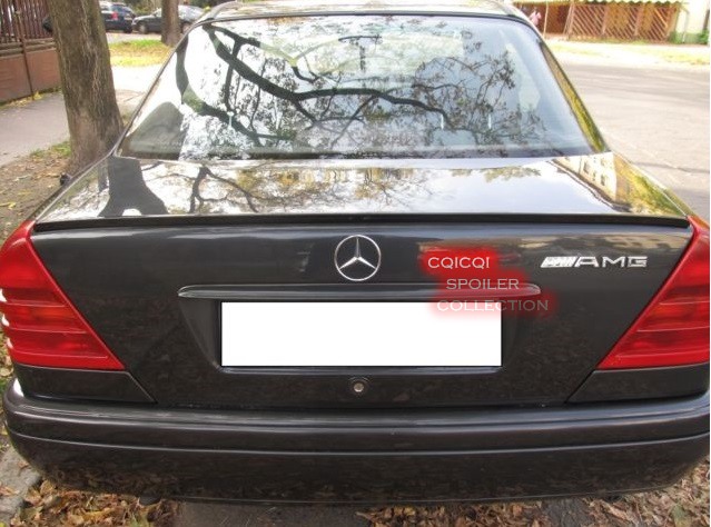 Matte Black Trunk Lip Spoiler For 1991~1998 MERCEDES BENZ w140 S class ...